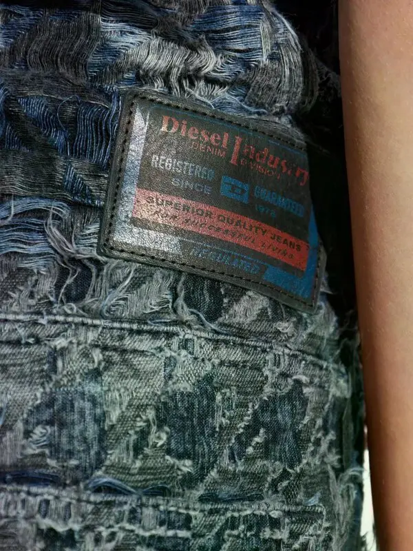 DIESEL® Frayed-effect Jeans - Grey