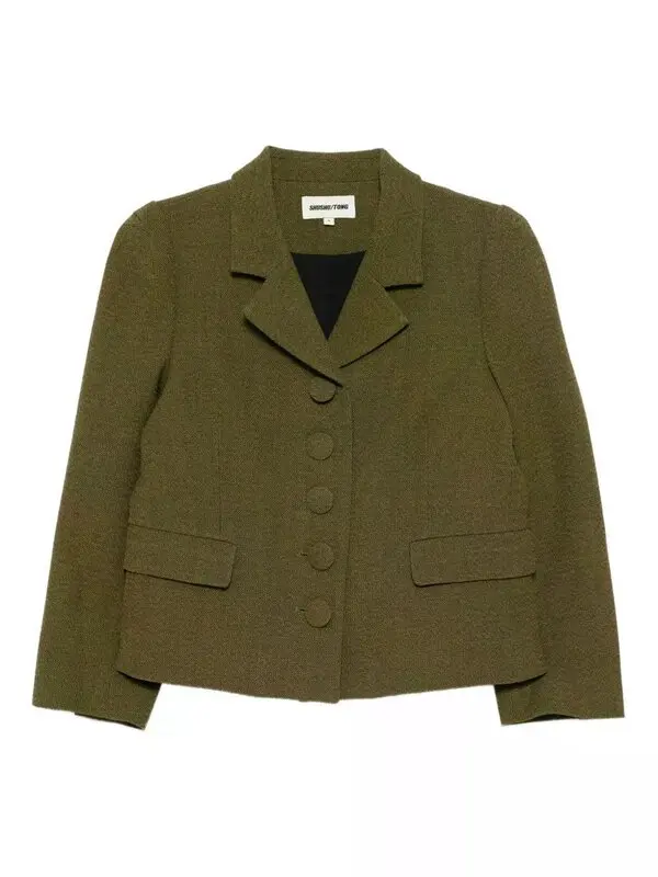 SHUSHU/TONG Button-down Lapel Jacket
