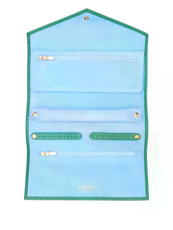 RAPPORT LONDON Charlotte Jewellery Roll - Green
