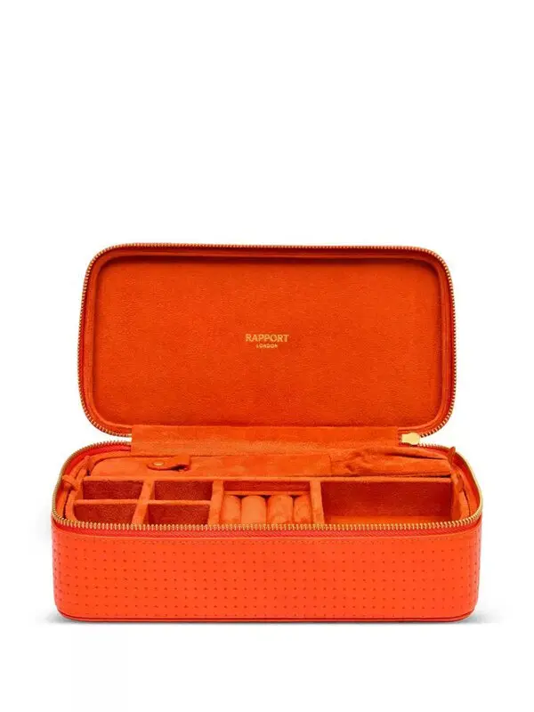 RAPPORT LONDON Charlotte Jewellery Case - Orange