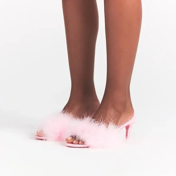 SKIMS Feather Kitten Heel - Cherry Blossom