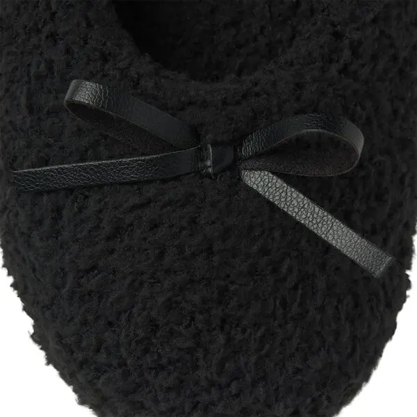 SKIMS Cozy Ballet Slippers - Onyx