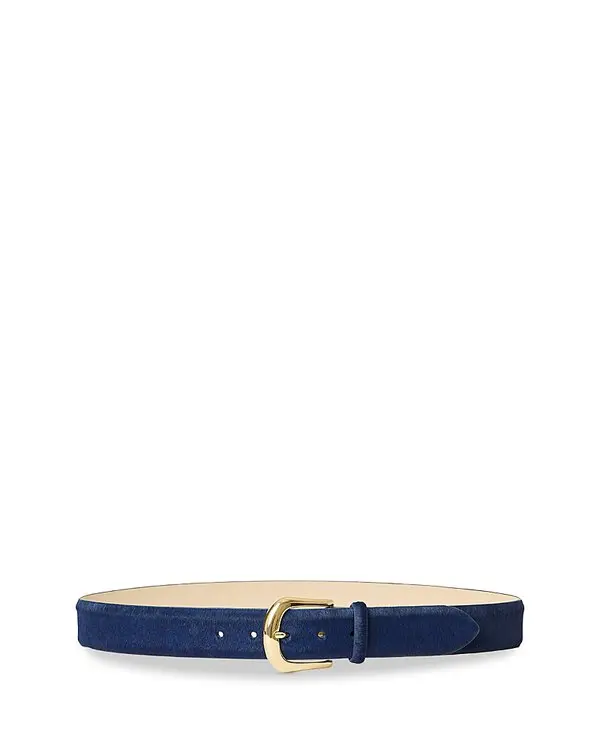 B-low The Belt Kennedy Calf Hair Belt - Navy Gold