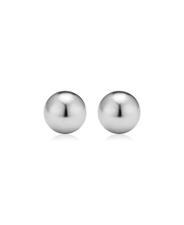 ORADINA Sterling Ball Stud Earrings - Silver