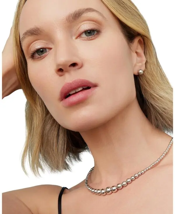 ORADINA Sterling Ball Stud Earrings