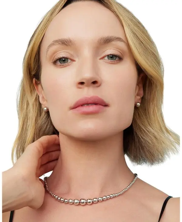 ORADINA Sterling Ball Stud Earrings