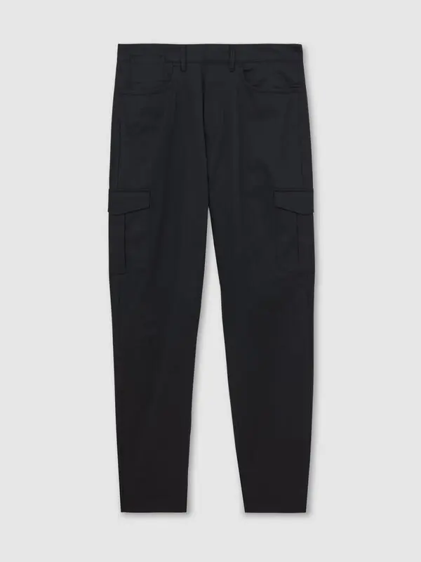 REISS Robinson Cotton-lyocell Cargo Trousers