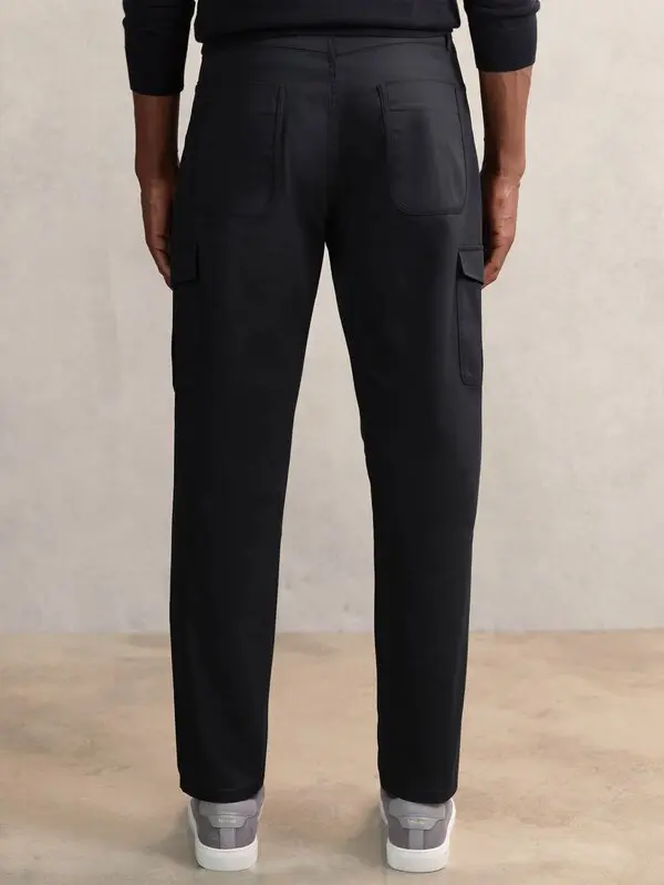 REISS Robinson Cotton-lyocell Cargo Trousers