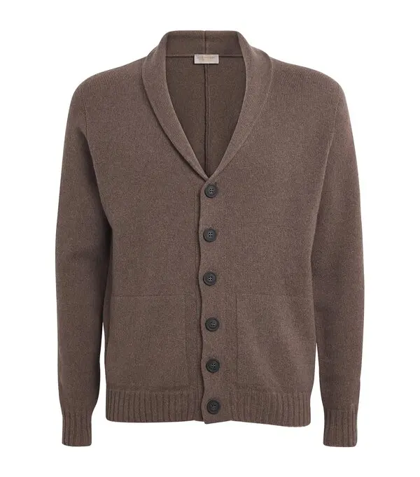 John Smedley Cashmere Shawl-collar Rockford Cardigan