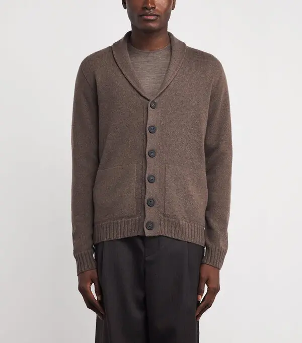 John Smedley Cashmere Shawl-collar Rockford Cardigan
