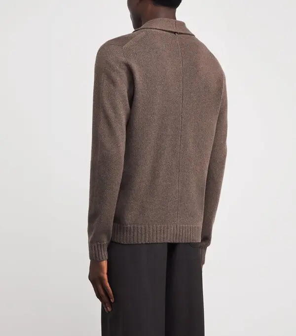 John Smedley Cashmere Shawl-collar Rockford Cardigan