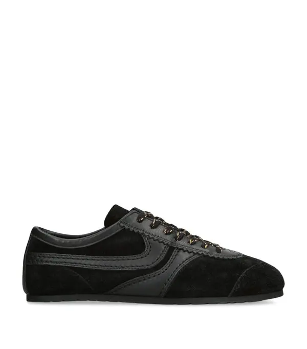 Dries Van Noten Suede Dustin Sneakers - Black