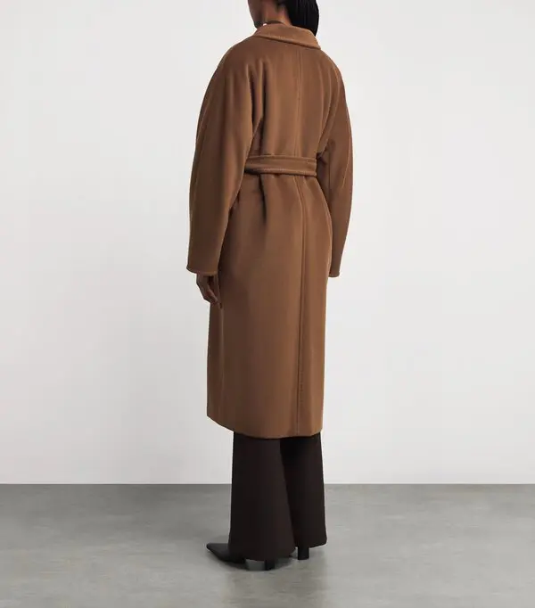 Max Mara Wool And Cashmere Belted Coat - Brown