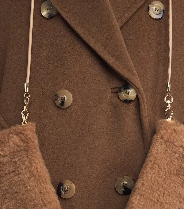 Max Mara Wool And Cashmere Belted Coat - Brown