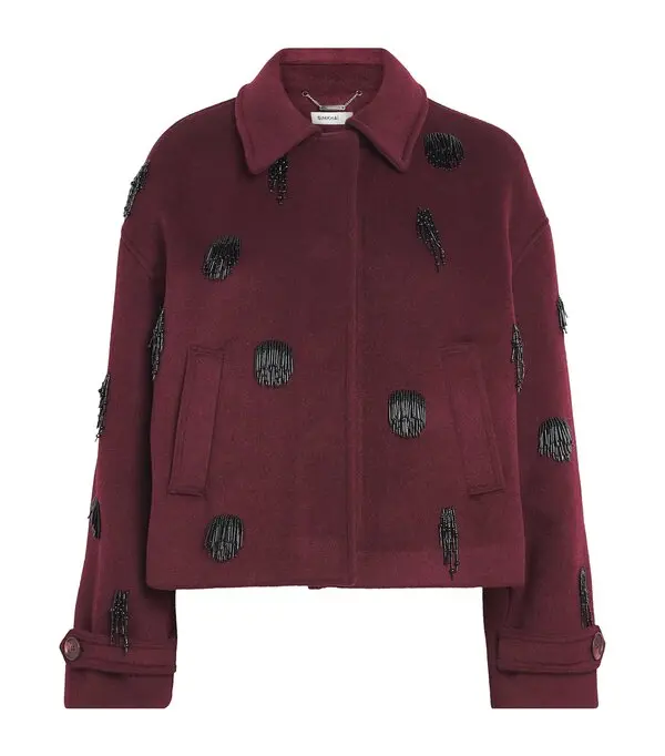 Simkhai Wool-blend Katya Jacket - Red