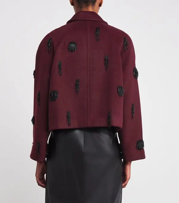 Simkhai Wool-blend Katya Jacket - Red