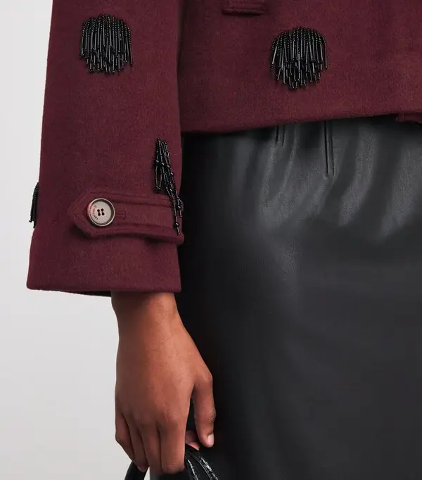 Simkhai Wool-blend Katya Jacket - Red