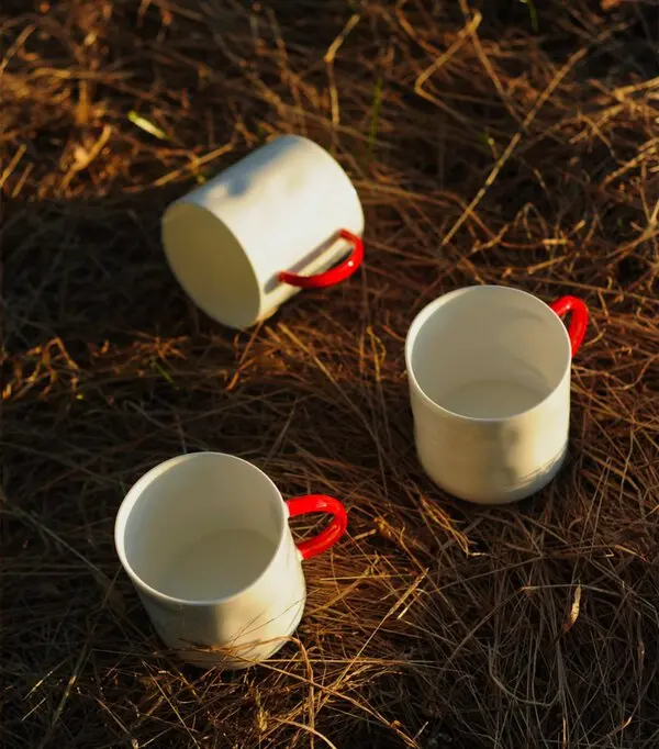 FELDSPAR Fine Bone China Geranium Tea Mug