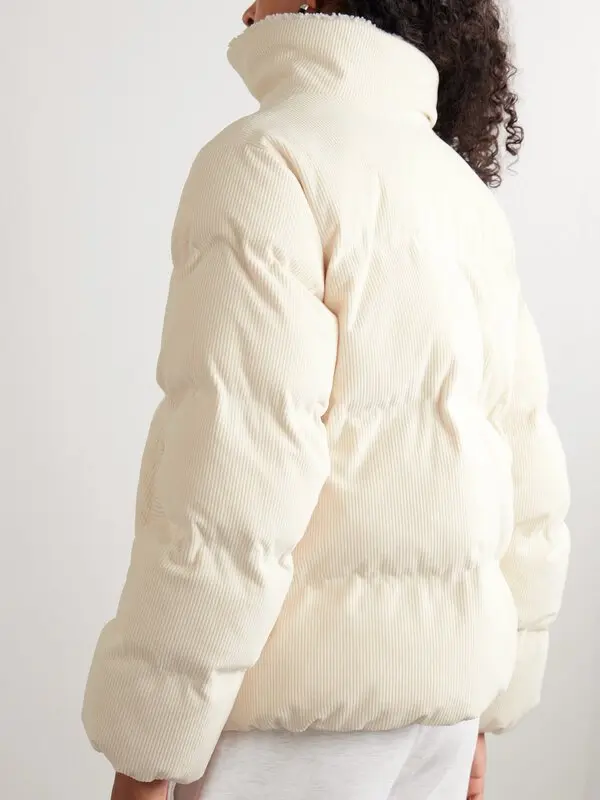 Varley Brackley Fleece-trimmed Corduroy Jacket