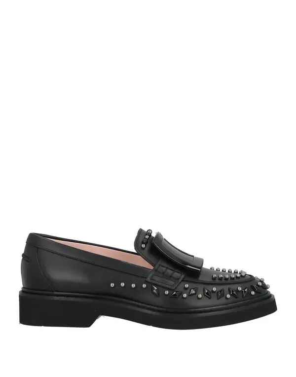 ROGER VIVIER Leather Loafers With Studs