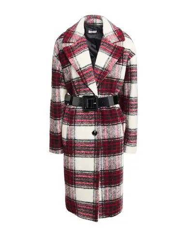 LIU •JO Belted Tartan Flannel Coat