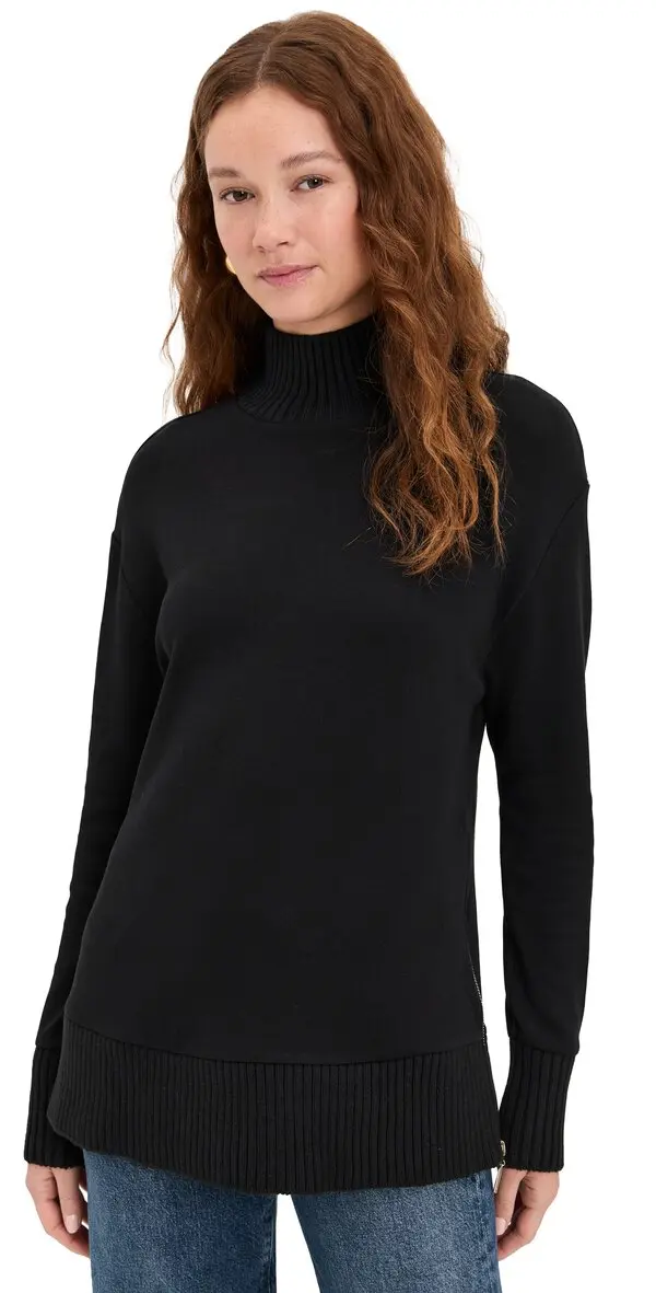 Z Supply Sable Ribbed Sweatshirt