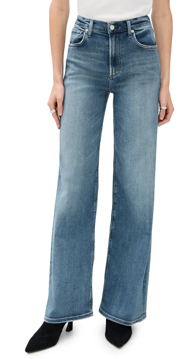 Citizens Of Humanity Lyra Long Wide-leg Jeans - Cooper