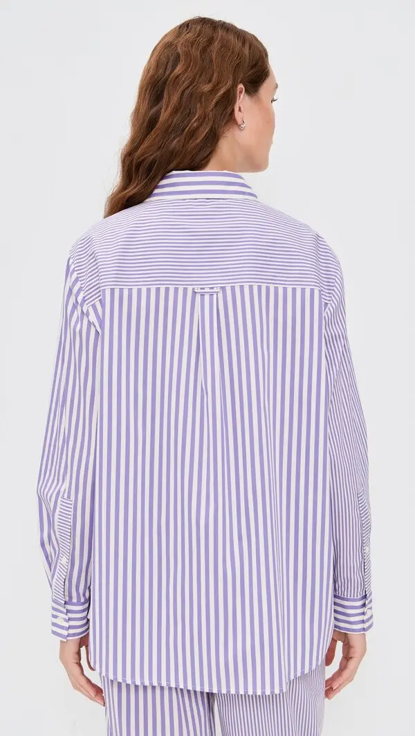 Solid & Striped The Avril Button Down - Ultra Violet