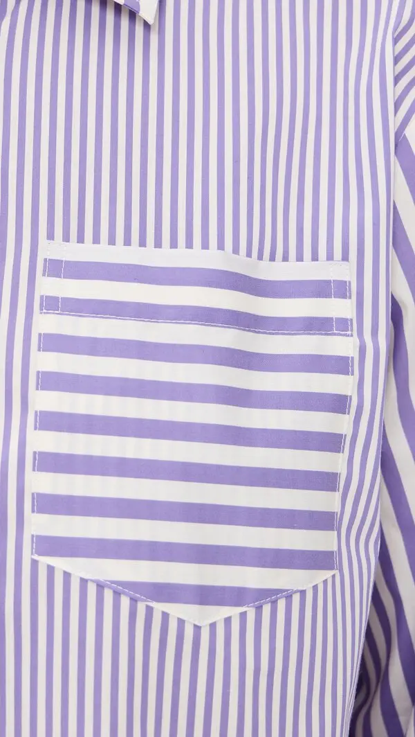 Solid & Striped The Avril Button Down - Ultra Violet