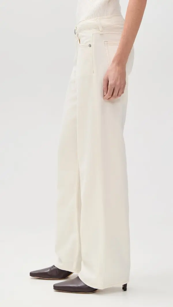 Rag & Bone Featherweight Cam Full Straight Jeans