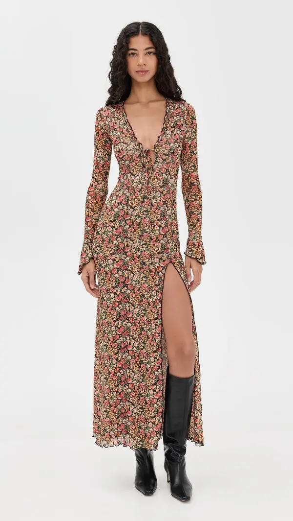 RESA Lennon Floral Print Maxi Dress