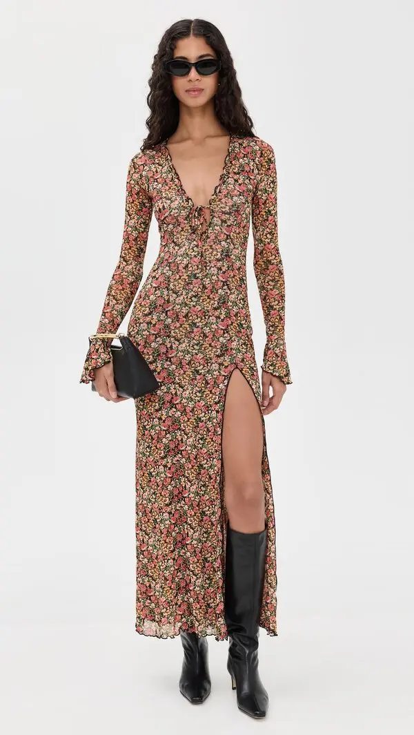RESA Lennon Floral Print Maxi Dress