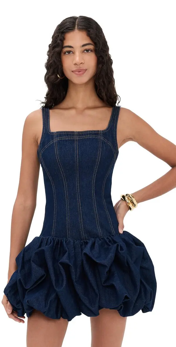 Aje Briar Denim Mini Dress