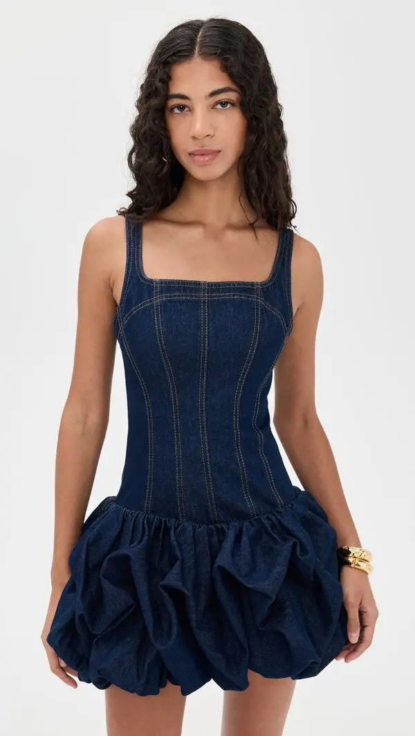 Aje Briar Denim Mini Dress