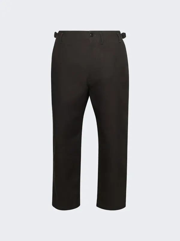 LEMAIRE Carrot Trousers - Brown