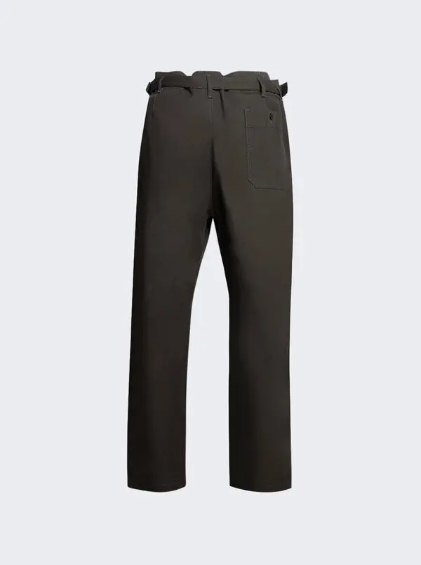 LEMAIRE Carrot Trousers - Brown