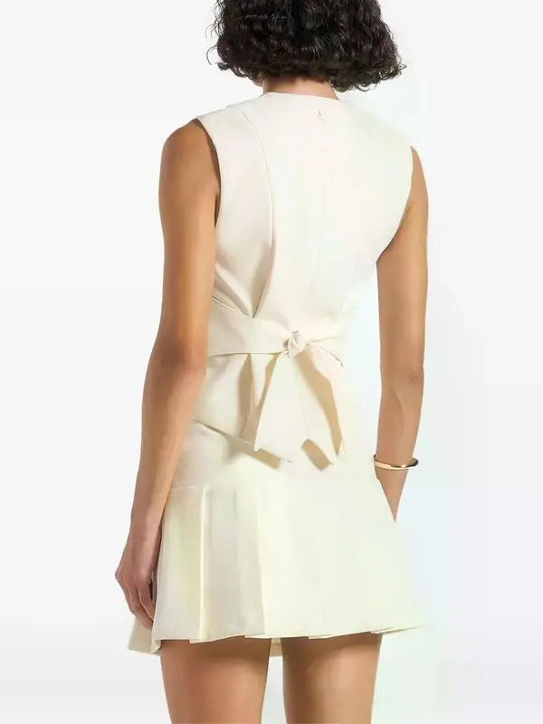 Manière De Voir Maniere De Voir Christine Tailored Belted Waistcoat - Neutrals
