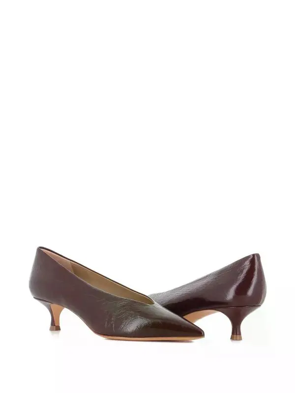 Le Monde Beryl 40mm Babouche Pointed Pumps - Brown