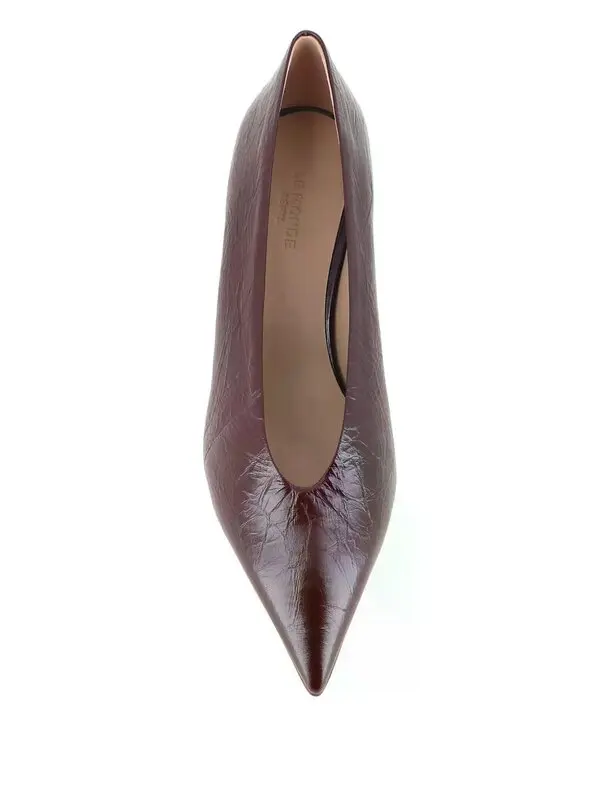 Le Monde Beryl 40mm Babouche Pointed Pumps - Brown