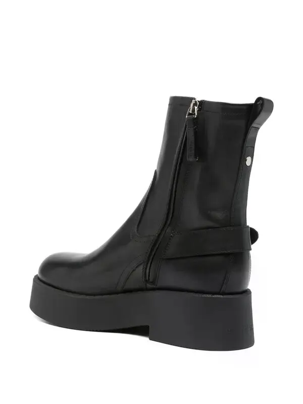Premiata 53mm Buckle-strap Ankle Boots