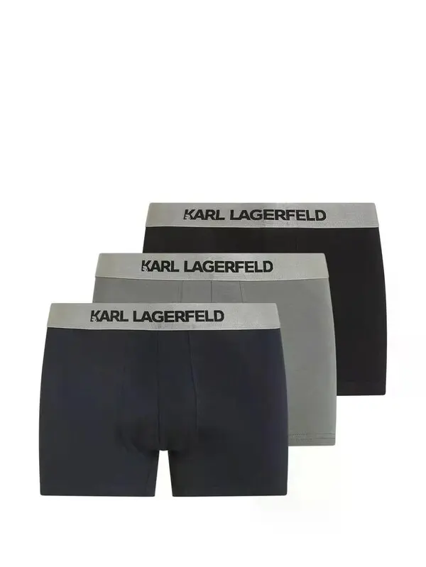 Karl Lagerfeld Logo Boxers - Blue