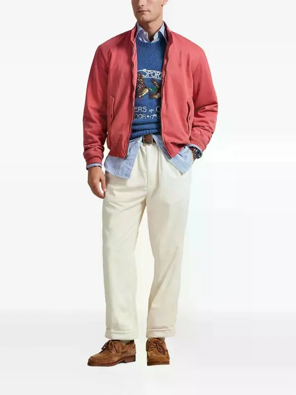 Polo Ralph Lauren Buttoned Cotton Jacket - Red