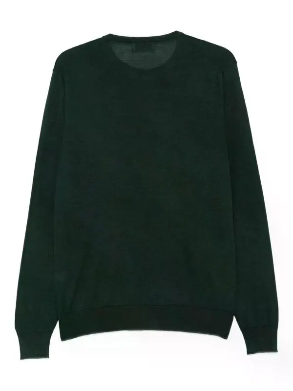FERRANTE Crew-neck Sweater - Green