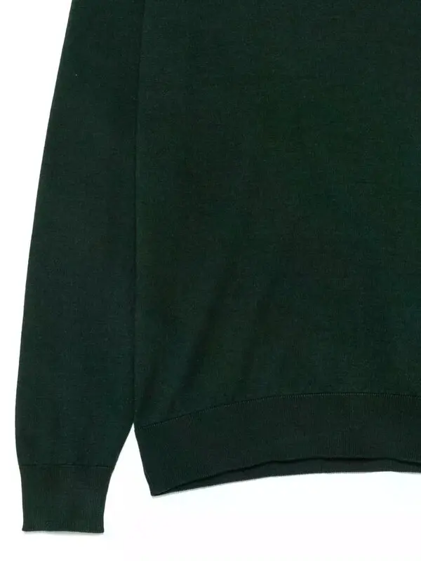 FERRANTE Crew-neck Sweater - Green