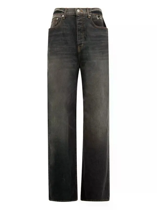 Rhude Whiskering-effect Jeans