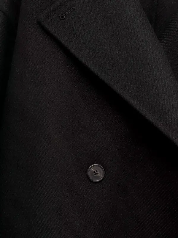 THE ROW Double-breasted Wool Coat