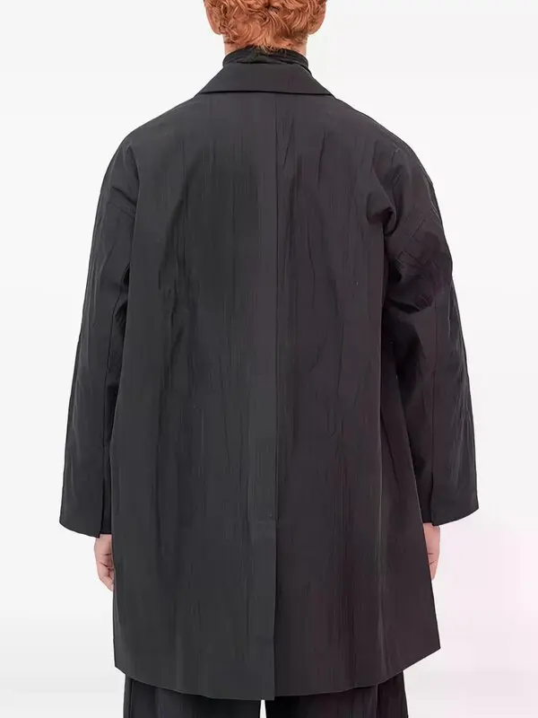 JAN JAN VAN ESSCHE Striped Button-fastening Coat