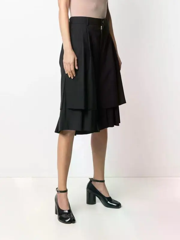 Noir Kei Ninomiya Ruffle Hem Culottes