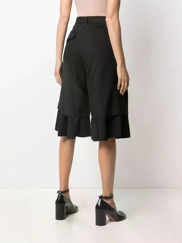 Noir Kei Ninomiya Ruffle Hem Culottes