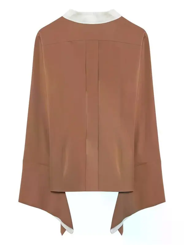 Max Mara Long-sleeve Color-block Shirt